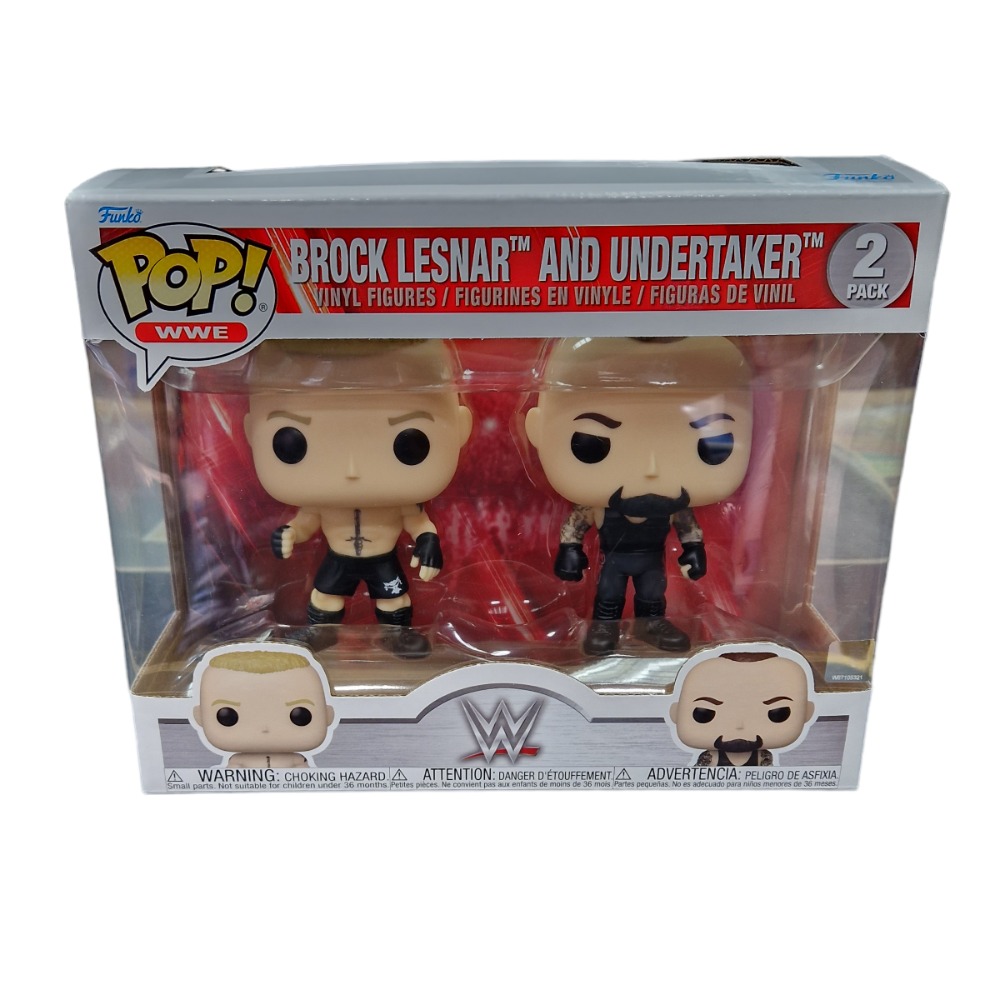 WB FUNKO POP! WWE: Brock Lesnar and Undertaker Pack - Own4Less